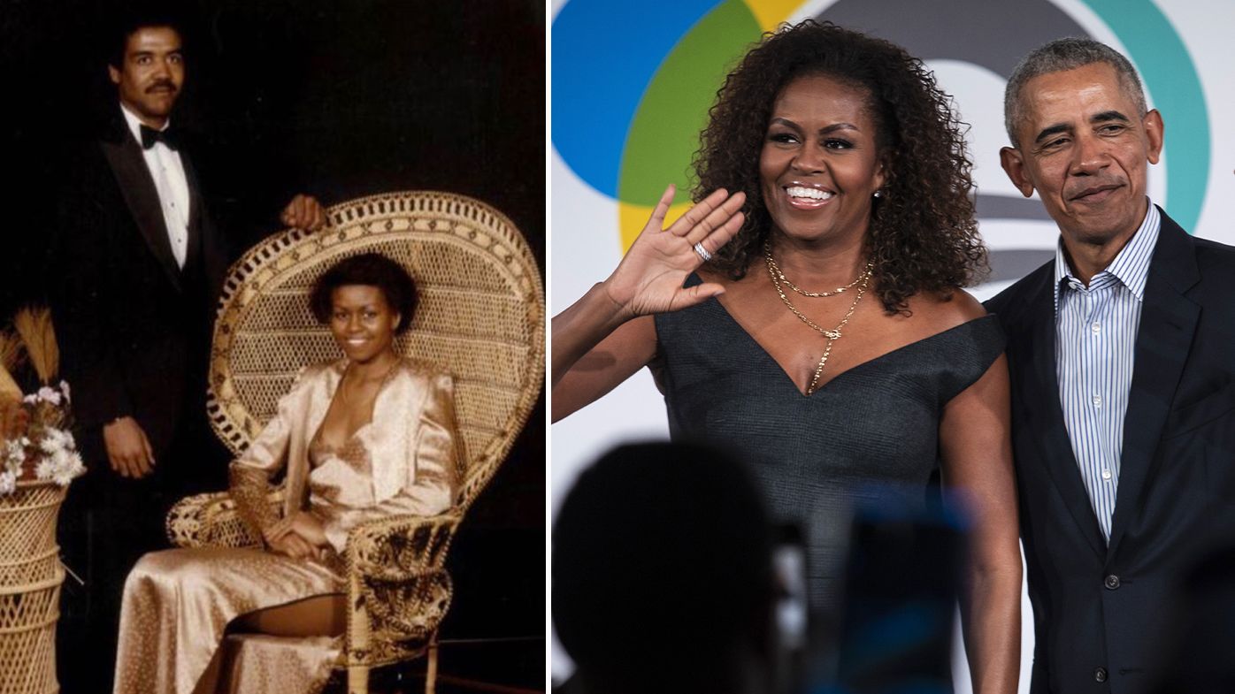 Michelle Obama's high-school formal photo shocks fans - 9Honey