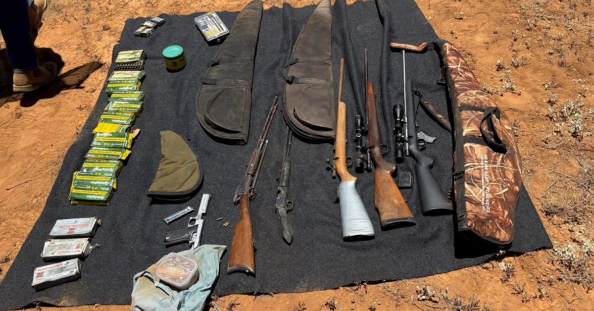 Flinders Ranges cache of buried weapons uncovered on rural property