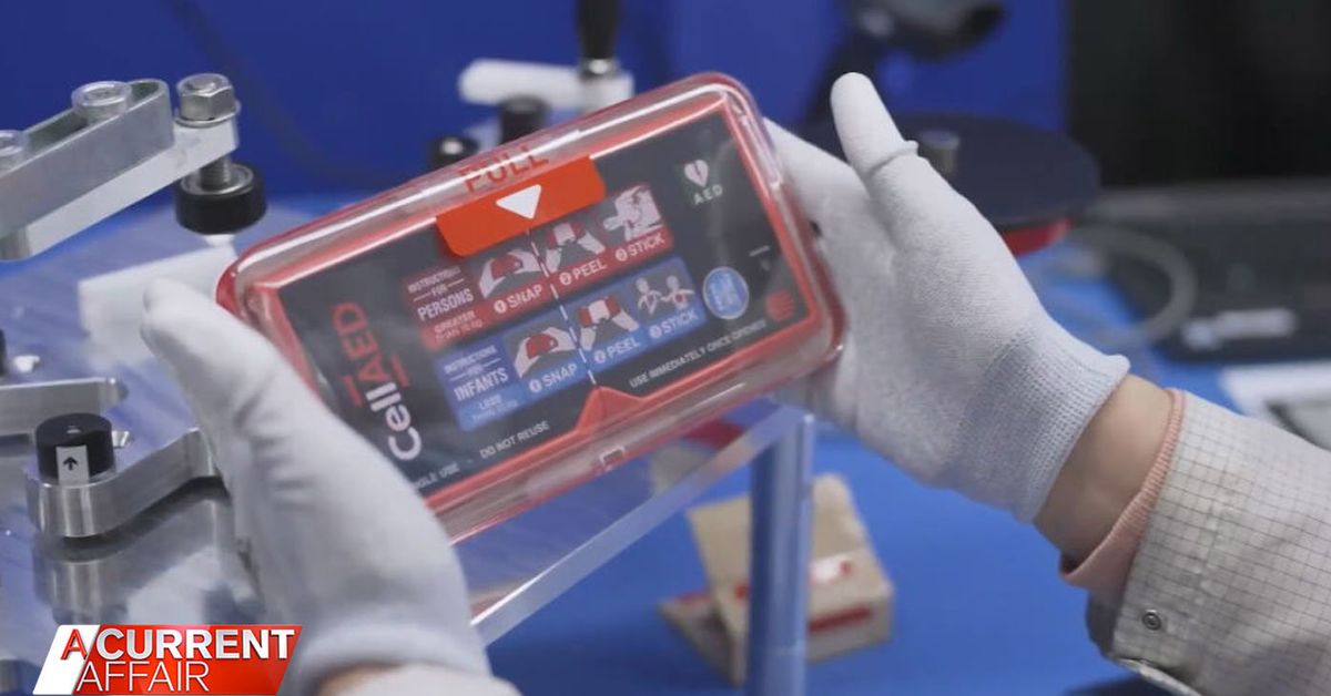A Current Affair: Newly approved CellAED defibrillator could be a game ...