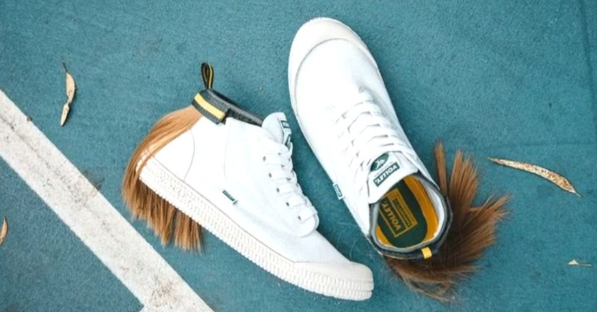 Volley unveil unique mullet shoes in support of Black Dog Institute