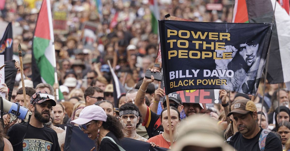 Tens of thousands join 'Invasion Day' rallies across the country