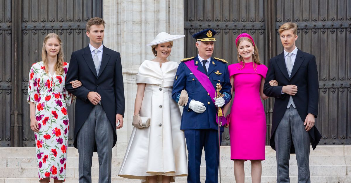 Princess Elisabeth joins King Philippe and Queen Mathilde for National ...
