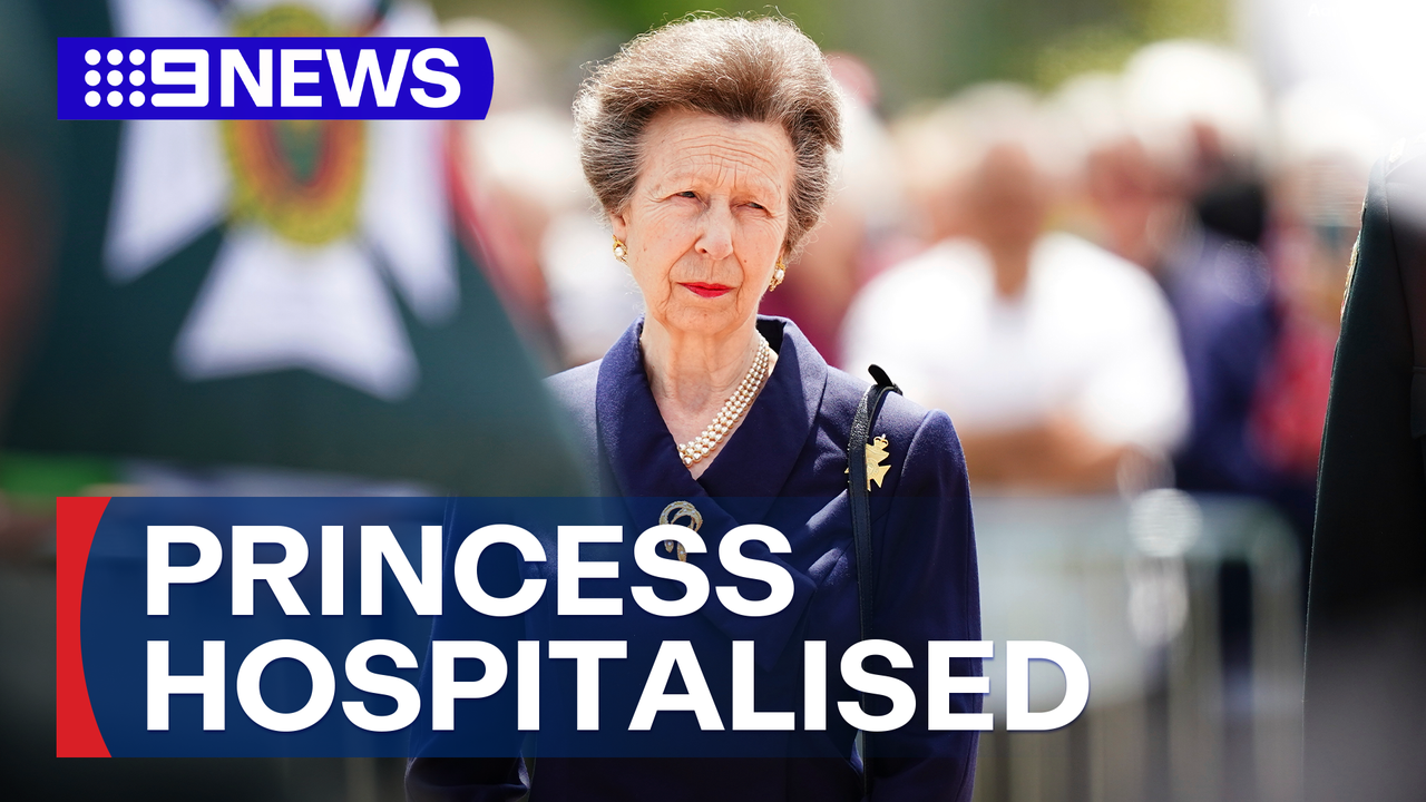 Princess Anne hospitalsed with head injury and concussion