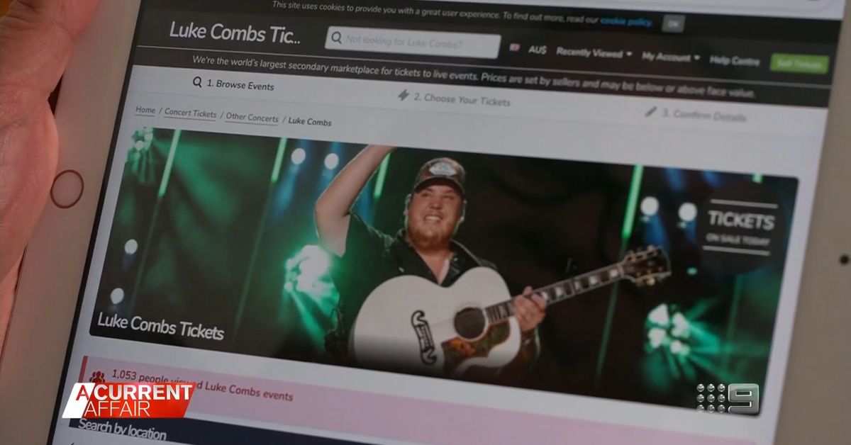 A Current Affair: Aussie Luke Combs fans asked to fork out thousands of ...