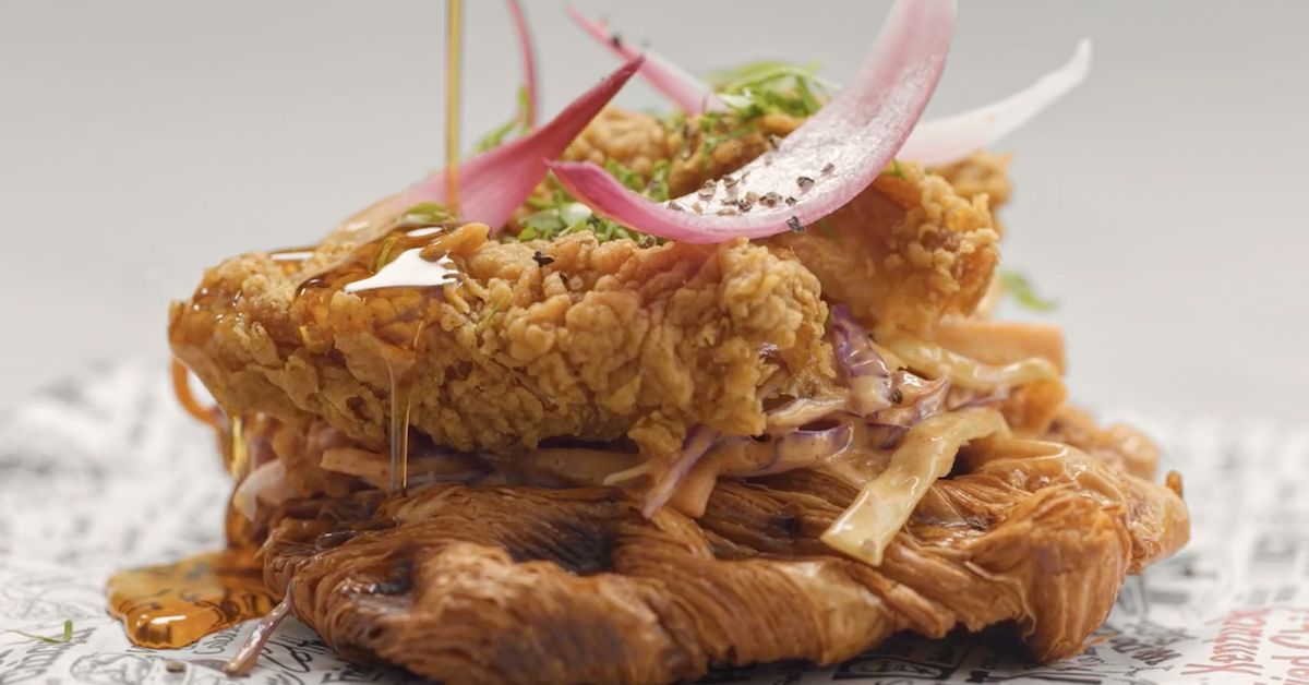 KFCs croffle and fried chicken is the new breakfast - 9Kitchen