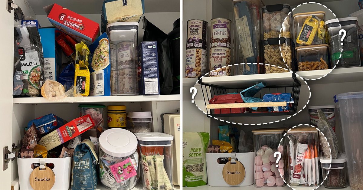 Kmart pantry storage: 'I overhauled my pantry with $54 of Kmart buys ...