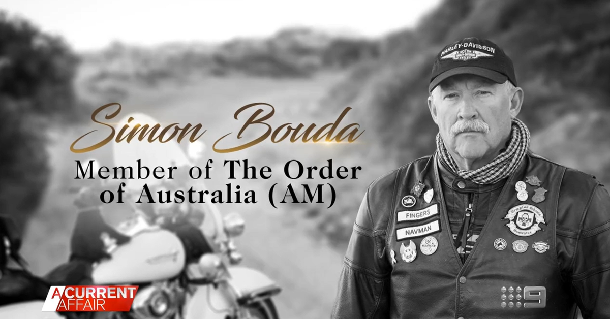 A Current Affair Crime Editor and reporter Simon Bouda is awarded with ...