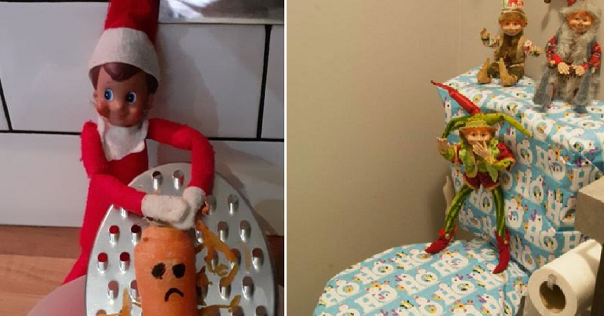 20 new Elf on the Shelf poses for when you've run out of ideas - 9Honey