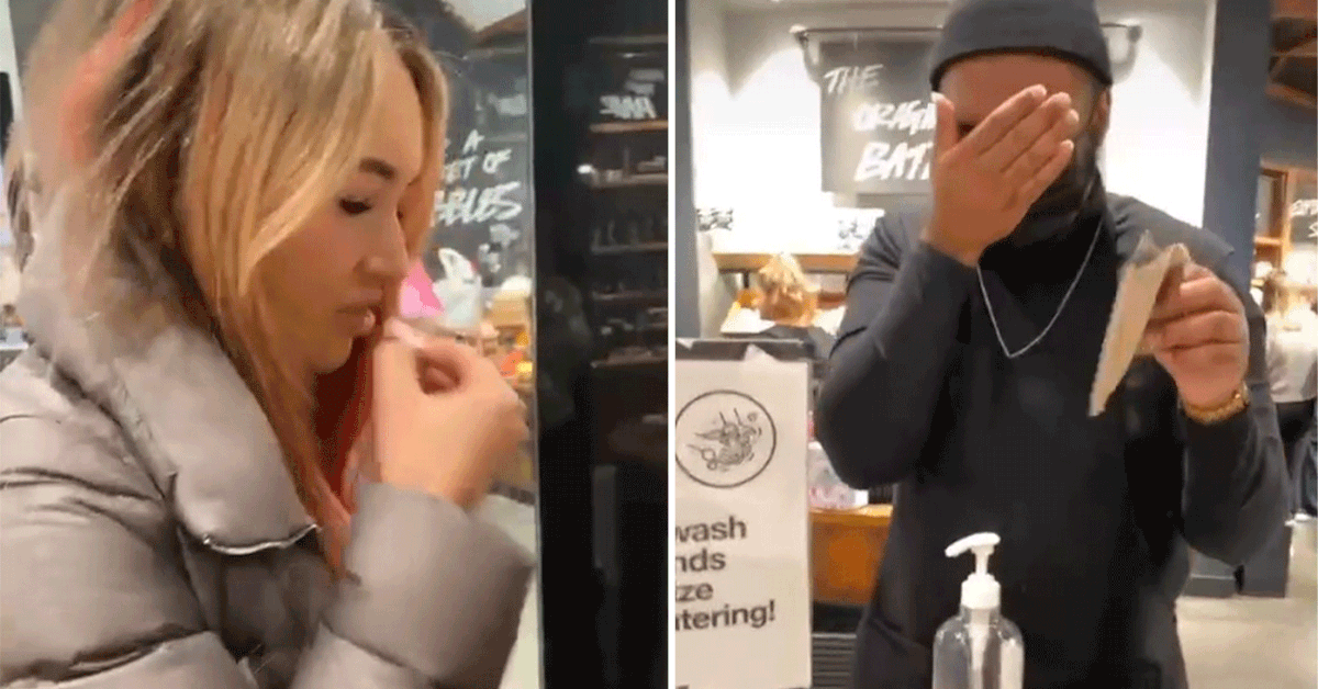 Lush assistant left 'stunned' after customer takes a bite out of soap ...