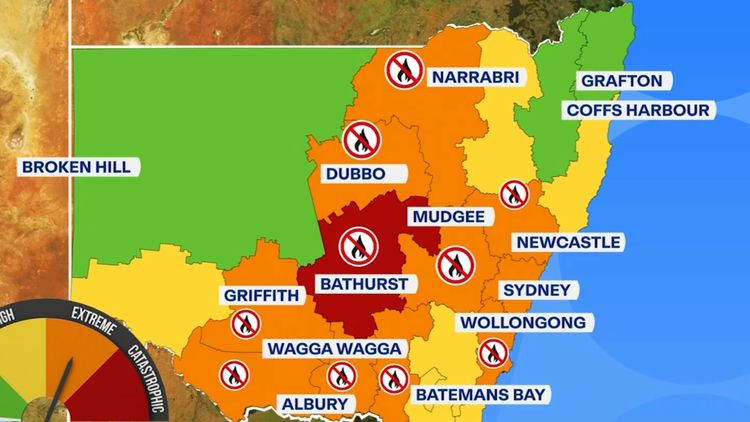 NSW weather forecast, fire ban: Schools closed due to catastrophic fire ...