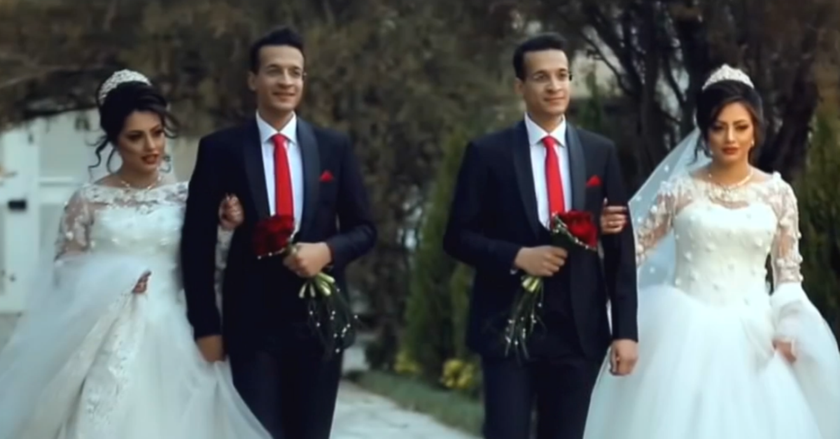 Twin Wedding: Identical Twins Marry Twin Sisters - Australia's Most ...
