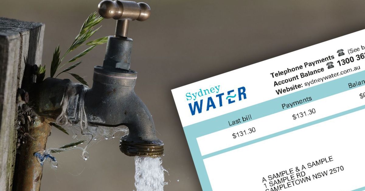 Sydney water bills increase: Sydneysiders to pay $475 more on water ...