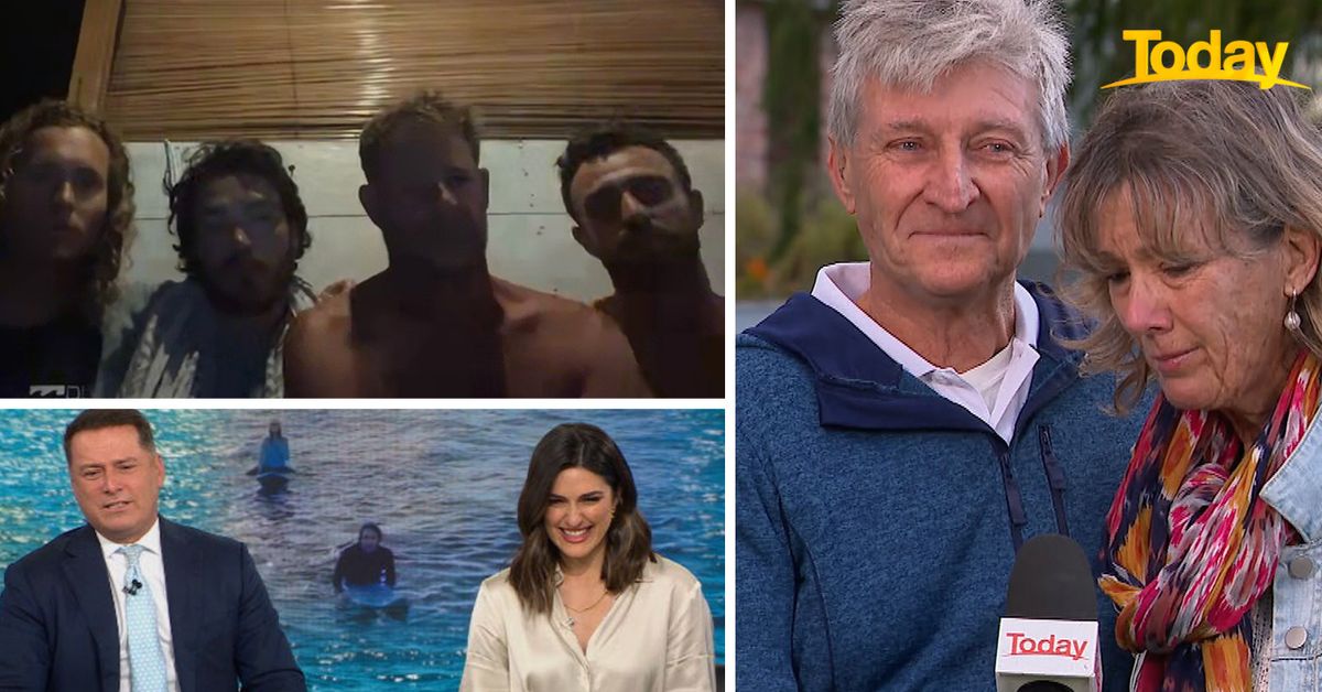 Rescued Aussie surfers share their amazing story for the first time