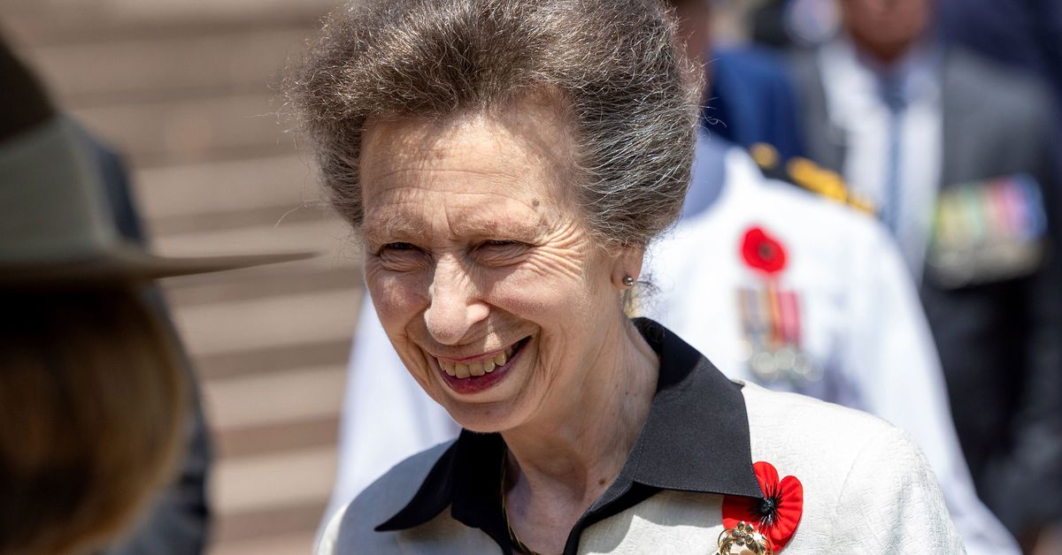 Princess Anne makes first official appearance in Sydney at the Anzac ...