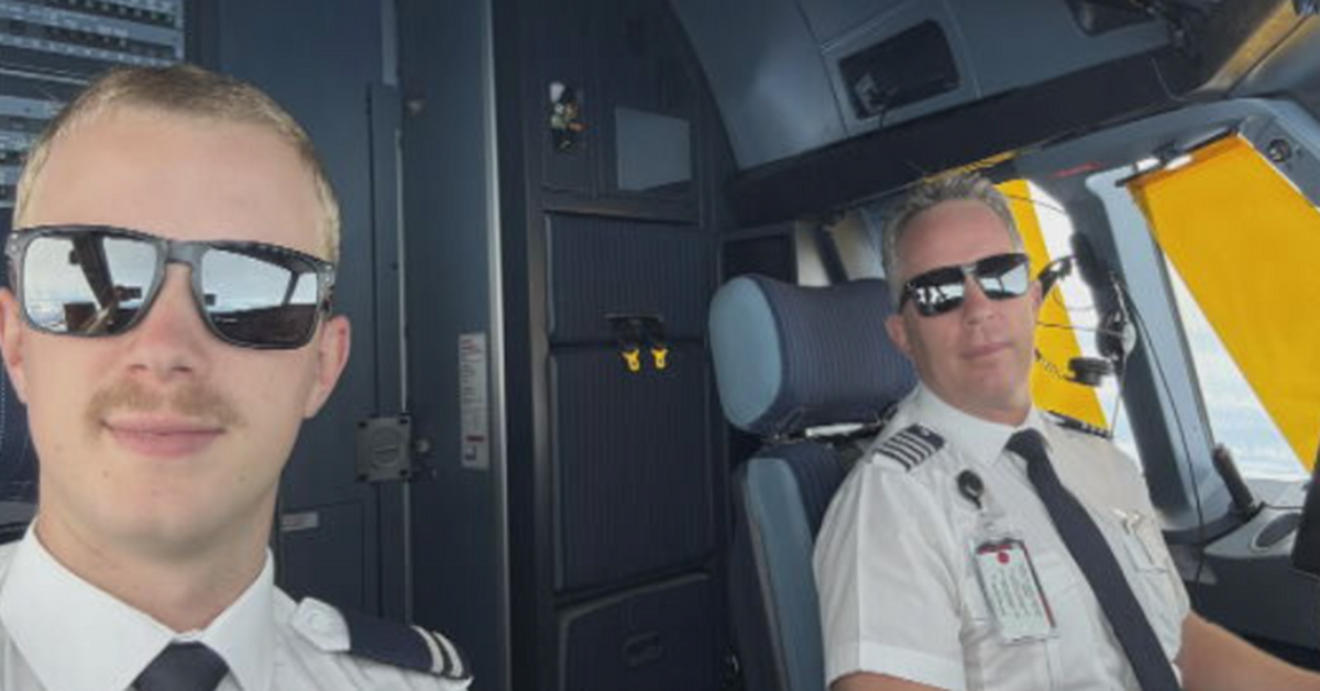 Dad's proud moment as son becomes his co-pilot with Jetstar