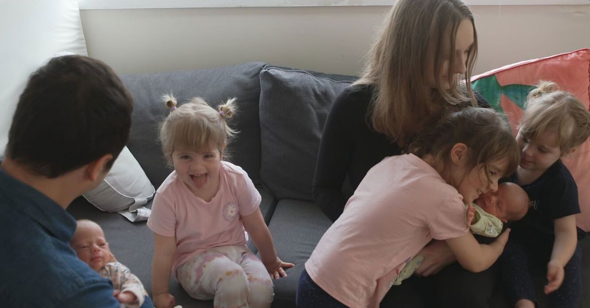 Aussie couple give birth to baby girl - followed by twins, then triplets