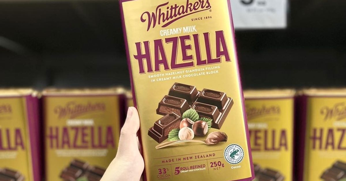 Whittakers Hazella chocolate now available in Big Ws in Australia after ...