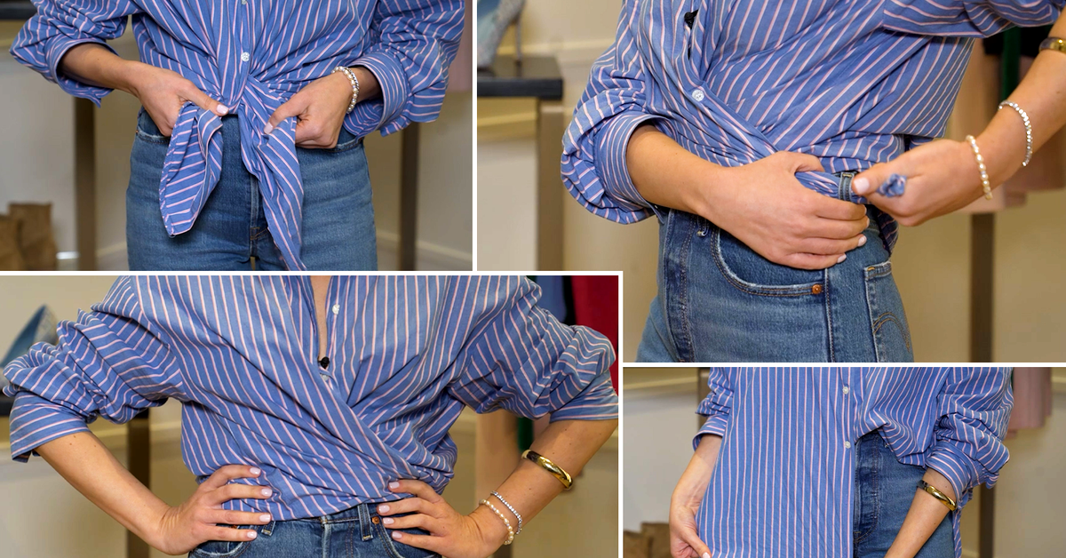 How to style an oversized button up shirt: Three ways to give an ...
