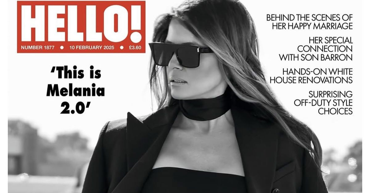Melania Trump Hello magazine cover: How the First Lady has changed over ...