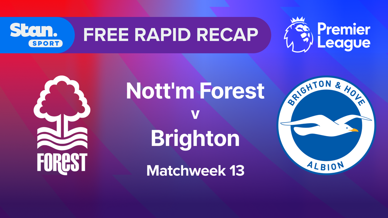 Watch Premier League - Season 2025/2026 - Rapid Recap | MW13: Nott'm ...