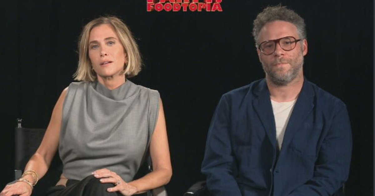 Sausage Party stars Kristin Wiig and Seth Rogen exclusive chat about ...