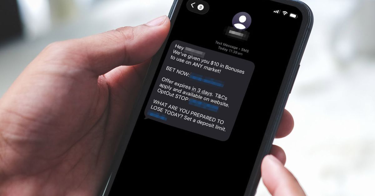 Gambling advertising, spam text messages: The dangerous texts flooding ...