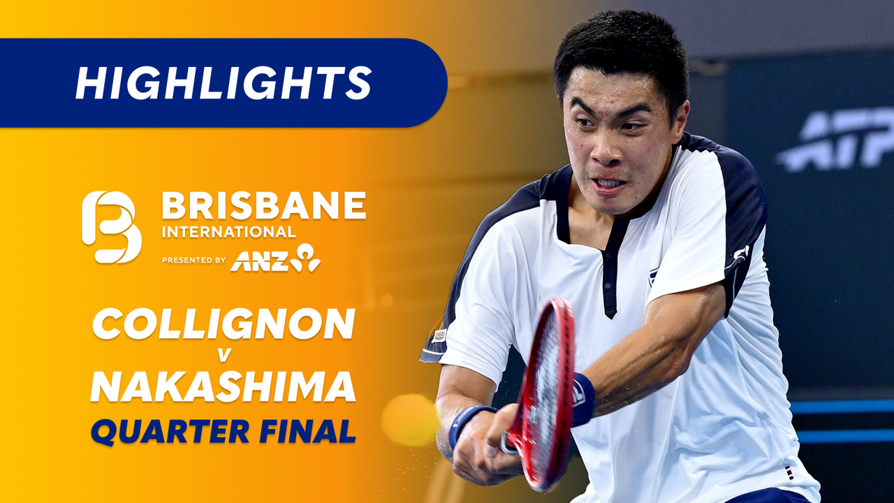 Watch Brisbane International Tennis - Season 2026 - Raphael Collignon v ...