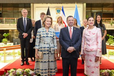 Queen Mathilde of Belgium plane makes priority landing in Costa Rica ...