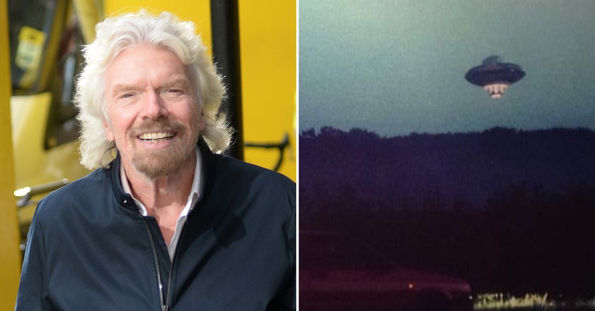 Richard Branson recalls famous Virgin UFO April Fool's Day prank - 9Travel