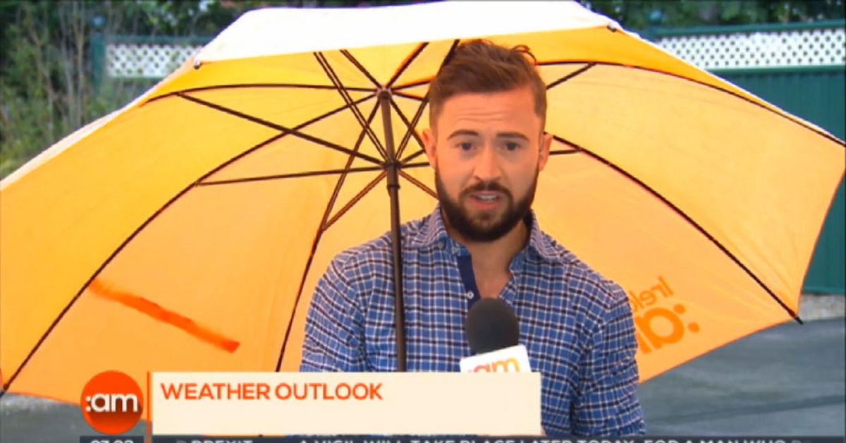 VIDEO: Irish weatherman literally blown away during live broadcast ...