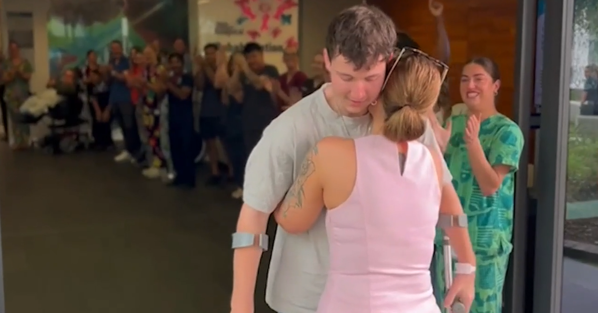 Matthew Haylett: Teen walks out of hospital six months after breaking ...