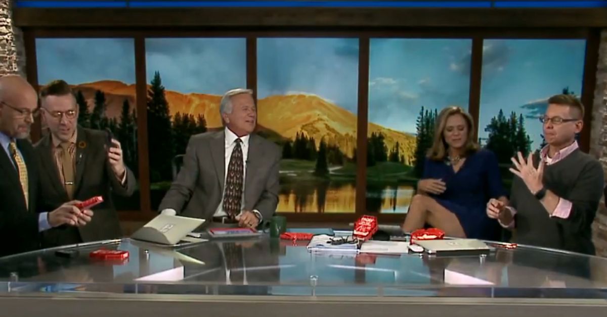VIDEO: Someone thought it was a good idea for TV reporters eat the ...