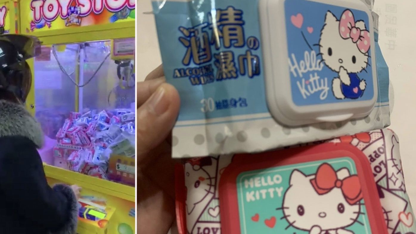 Coronavirus crisis: Masks in claw machines in Taiwan