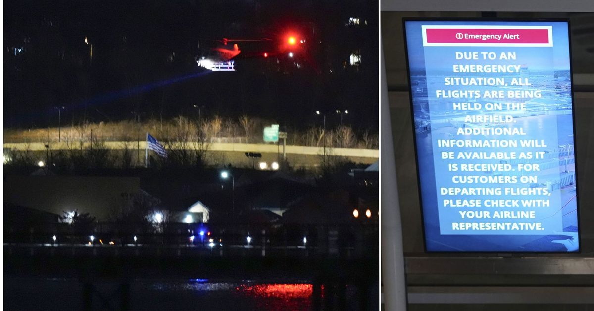 Washington DC plane crash update: Air traffic controllers warned US ...