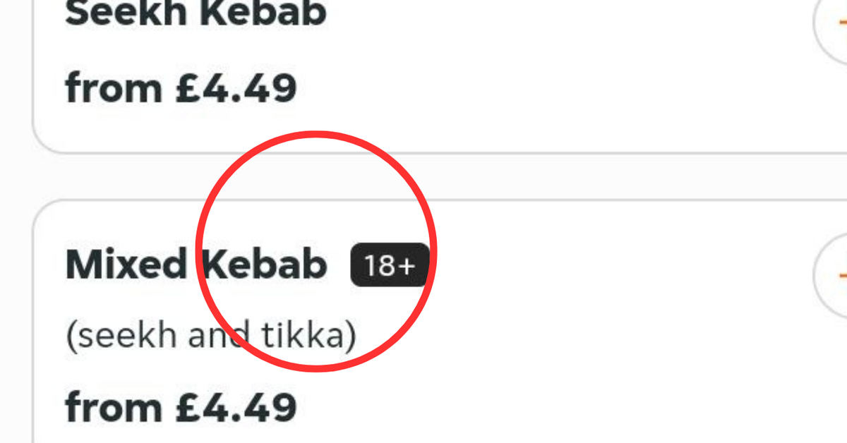 Reddit is confused over a tiny detail on this kebab shop menu - 9Kitchen