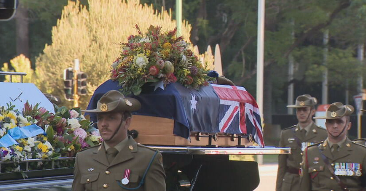 Thousands join military procession for funeral of Western Australia's ...