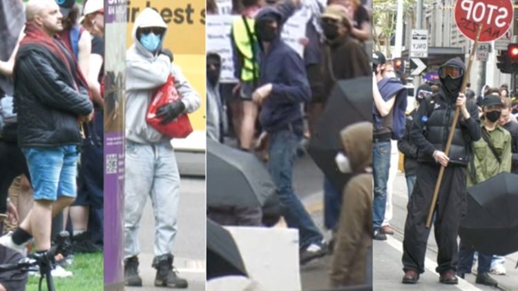 Melbourne news: Police release image of protesters as hunt for suspects ...