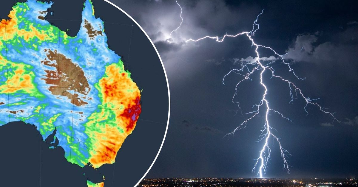 Weather forecast Australia: Thunderstorm warning as wild weather ...