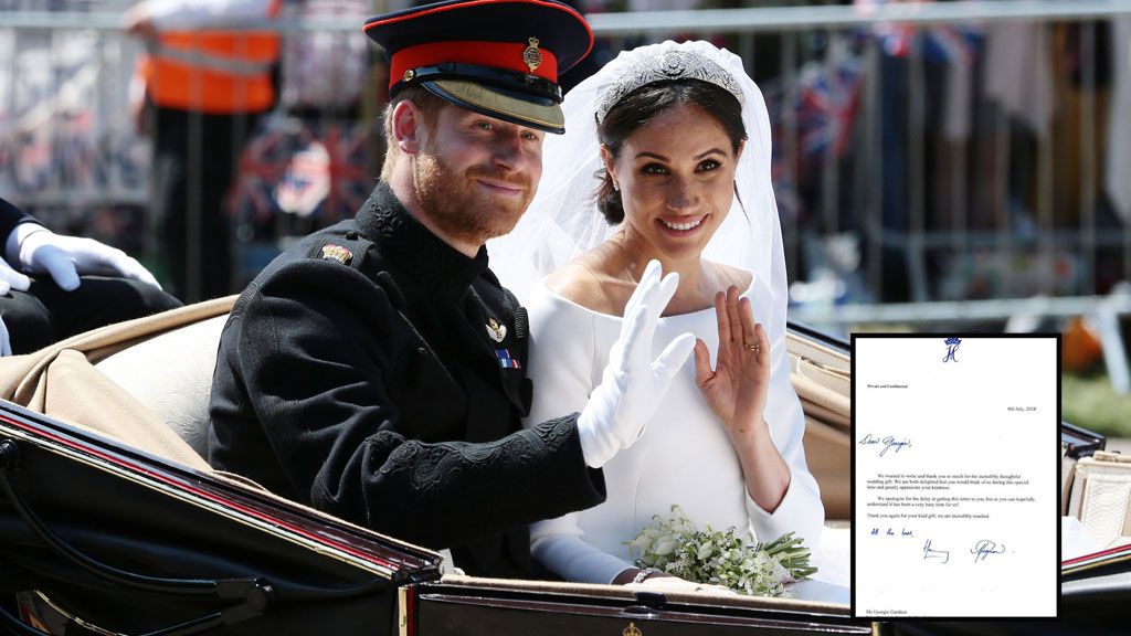 Meghan Markle Prince Harry monogram revealed - 9Honey