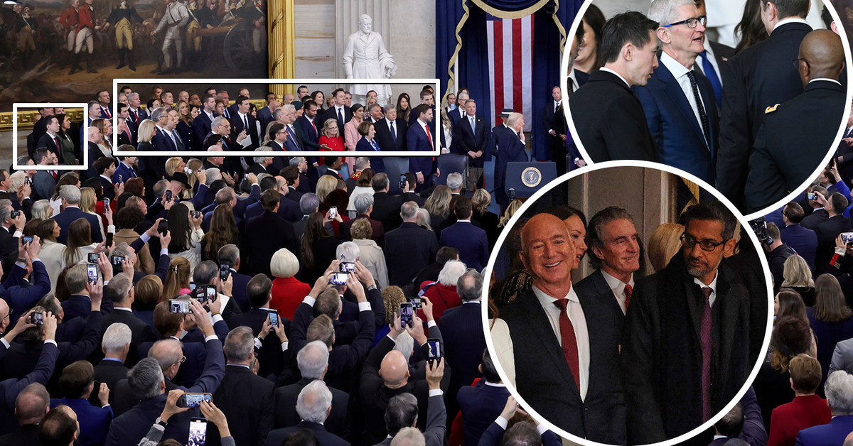Donald Trump inauguration: Tech titans and billionaires including Elon Musk, Jeff Bezos and Mark ...
