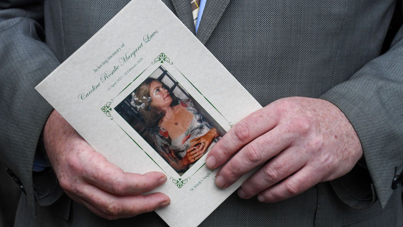 Caroline Laws' funeral held in Sydney