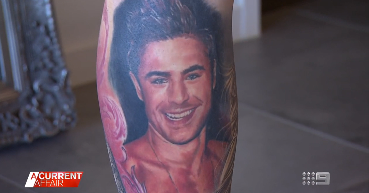 Aussie man's celebrity tattoos are taking his fandom to the extreme
