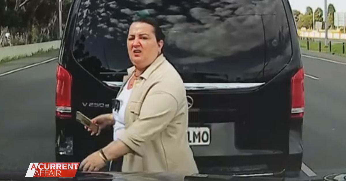 A Current Affair: Airport driver's violent road rage clash with pilot caught on camera