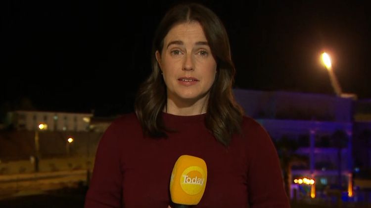 US Israel attacks Iran: Missile fires behind Today reporter Mimi Becker ...