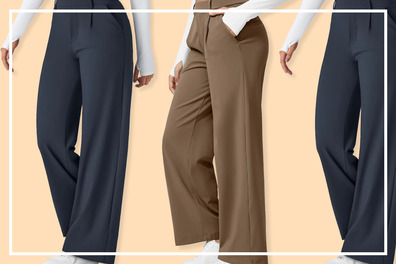 Halara Flex High-Waisted Pocket Straight Leg Work Pants Review: Price ...