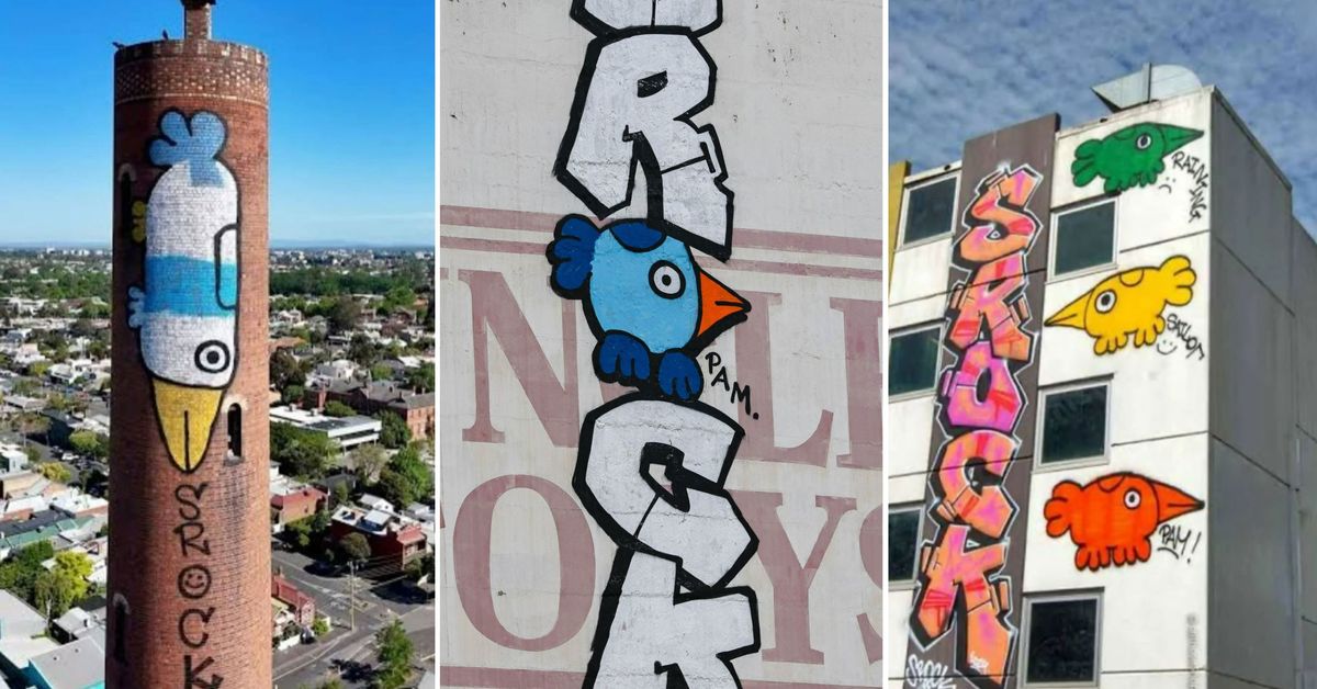 Pam the Bird: The mysterious graffiti tag dotted across Melbourne landmarks