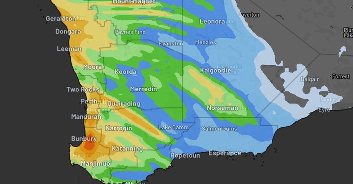 WA weather forecast: Perth set for soaking as another cold front sweeps in