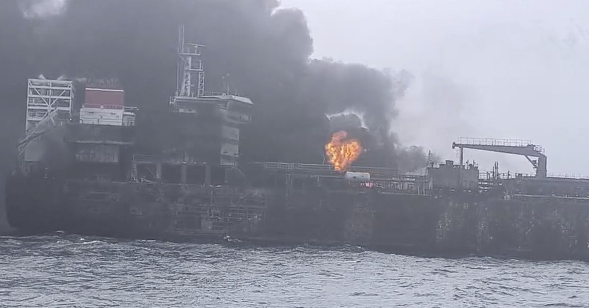 UK ship collision North Sea: Solong and MV Stena Immaculate crash ...