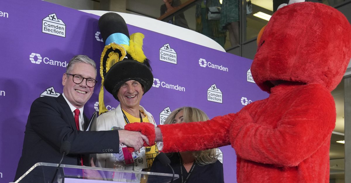UK Election 2024: Keir Starmer gave a victory speech next to Elmo and a ...