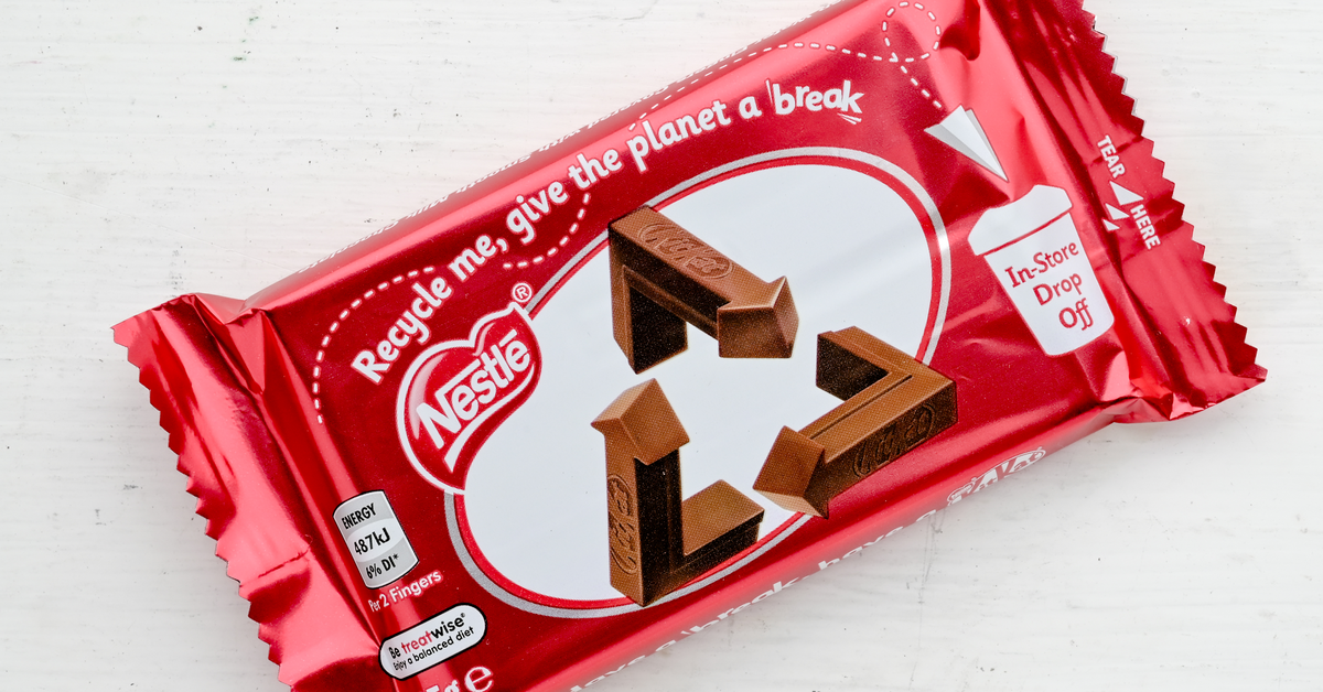 KitKat unveil biggest change to packaging yet, replacing logo with ...